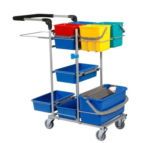Tina Trolley ERGO rengøringsvogn m drypsystem lille Curant Teknik
