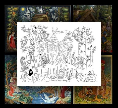 Last Day To Get Your Free Coloring Page Based On Slavic Fairy Tales In