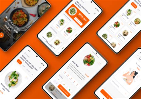 Eattak Food App UI KIt Figma Community