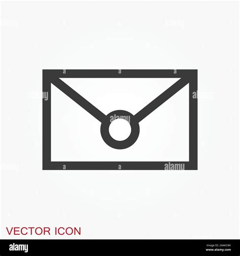 Envelope Icon Vector Mail Envelope And Letter Symbol Stock Vector