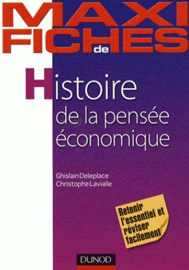 Maxi Fiches Histoire De La Pens E Conomique Dunod T L Charger Des