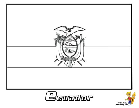 La Bandera Del Ecuador Para Colorear Jugar Y Colorear Ecuador Porn