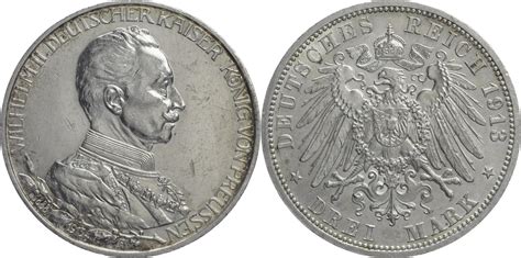 Kaiserreich Preussen Mark A Wilhelm Ii Zum