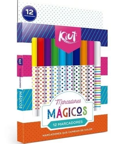 Plumones Kiut Magicos Marcadores Cambian De Color Caja C 12