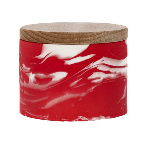 Pojemnik pod zalew świec z pokrywką drewnianą 175 ml SoyWax woski