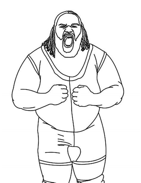 Huge Roman Reigns Coloring Pages Coloring Cool