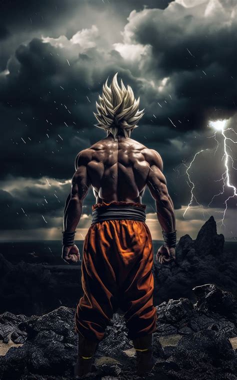 Ultra Goku Muscular Body Fan Art 800x1280 Wallpaper Goku Wallpaper