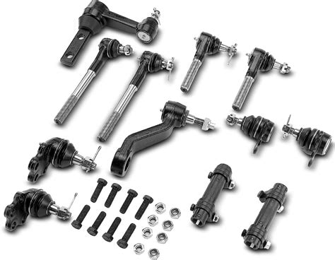 A Premium 12Pcs Front Suspension Kit Upper Lower Ball Joint Inner