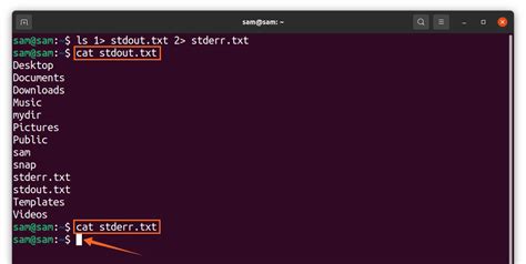 how to redirect stderr to stdout in bash