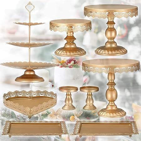 Amazon 6 Pack Cake Stand Set Gold Cupcake Stands Tiered Cupcake