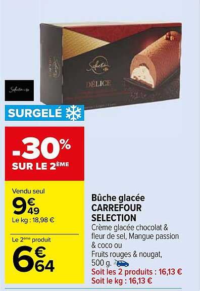 Promo B Che Glac E Carrefour S Lection Chez Carrefour Market