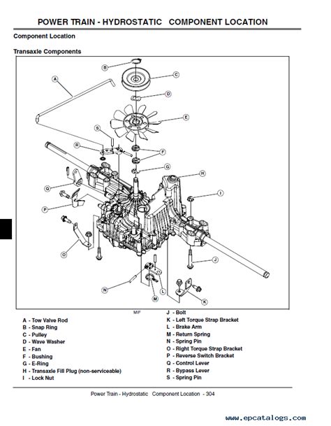 John Deere La120 Mower Deck Parts Diagram