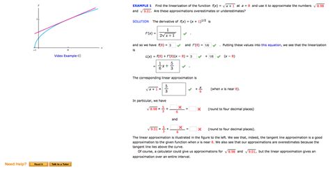 solved find the linearization of the function f x vx 1 at a