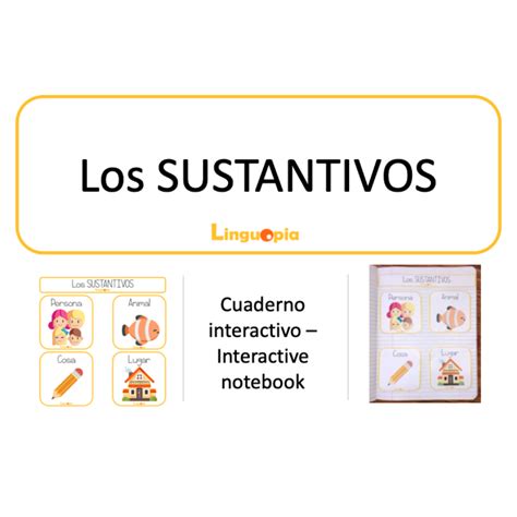 Los Sustantivos Cuaderno Interactivo Kumubox