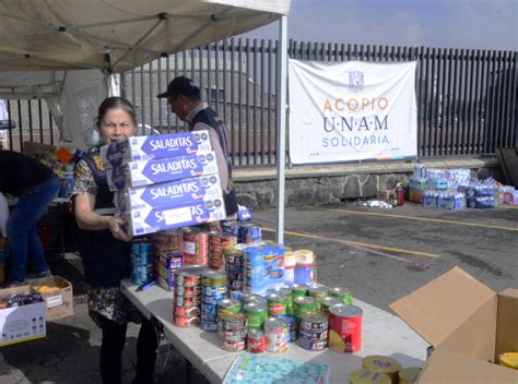 La UNAM abrió más centros de acopio de ayuda para damnificados por