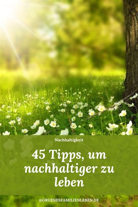 Nachhaltiger Leben 45 Tipps Und Tricks Nachhaltig Leben