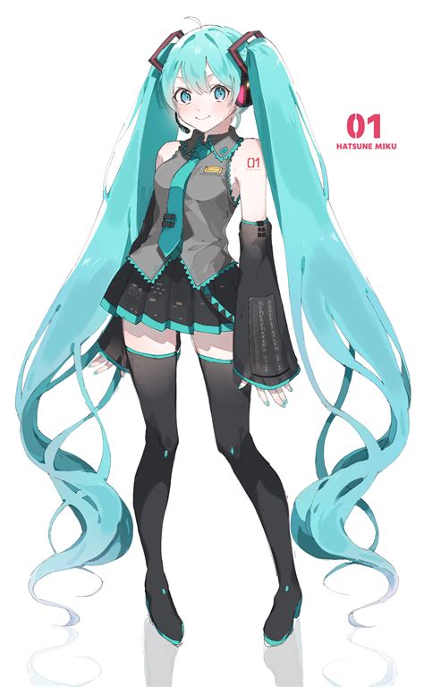 Hatsune Miku Vocaloid Drawn By Ika Esu Danbooru