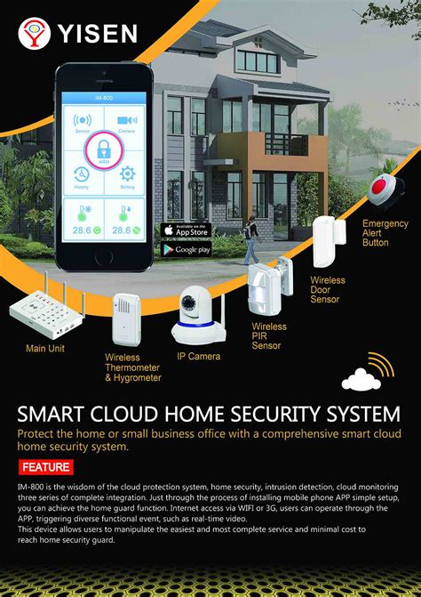 Smart Home Security System IM 800 Smart Home Security System Yisen