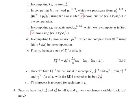 numerically solving maxwell bloch equations using nested runge kutta