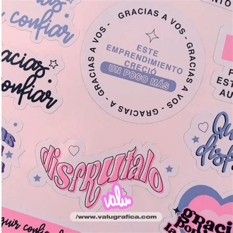 Stickers Para Emprendedores Valu Gr Fica Creativa