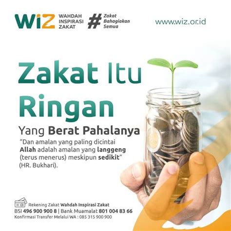 Zakat Itu Ringan Yang Berat Pahalanya Wahdah Inspirasi Zakat