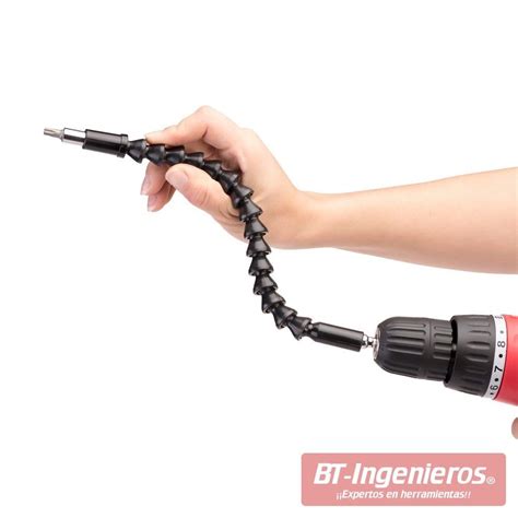 Extensión flexible articulada para puntas de atornillado BT Ingenieros