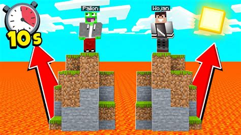 MINECRAFT ale LAWA PODNOSI SIĘ co 10 Sekund z Palion YouTube