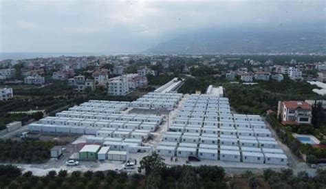Hatay haberleri Depremzedeler için kurulan konteyner kentlerde yaşam