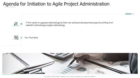 initiation to agile project administration agenda for initiation to agile project administration