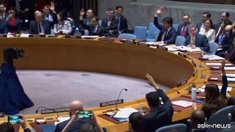 Consiglio Sicurezza Onu Approva Risoluzione Per Aiuti A Gaza Video