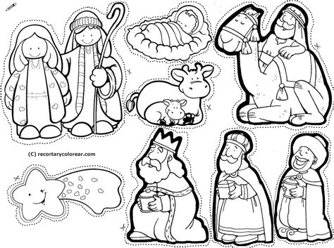 Imagenes De Pesebres De Navidad Para Colorear