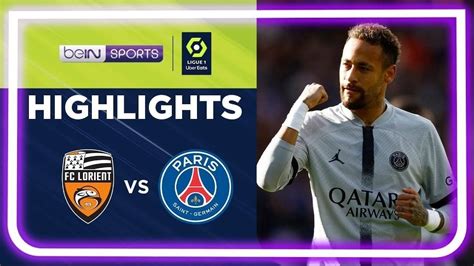 Match Highlights Lorient Vs PSG Ligue 1 2022 2023 Vidio