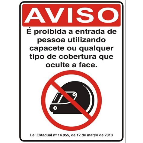 Placa De Poliestireno Auto Adesiva 20x30cm Proibida A Entrada De