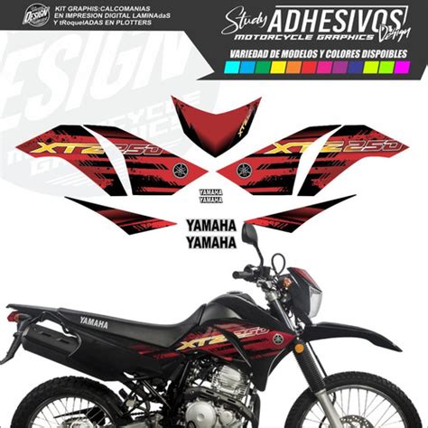 Calcomanias Yamaha Xtz Tipo Originales Kit Stickers Cuotas