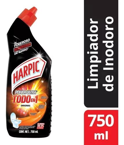 Limpiador Para Baños Harpic Power Ultra Todo En 1 De 750ml en venta en