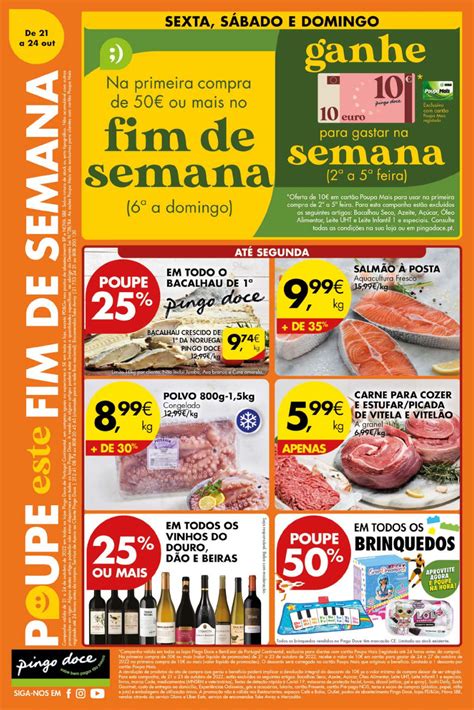 Antevisão Folheto PINGO DOCE Fim de Semana Promoções 21 outubro a 24
