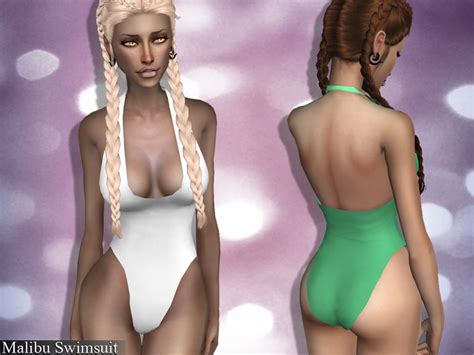 New Mesh Found In TSR Category Sims 4 Female Swimwear Swimsuits