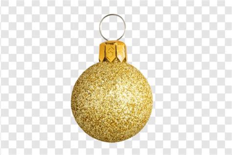 6625 Gold Christmas Ball Isolated Graphic By Kzara Visual Creative