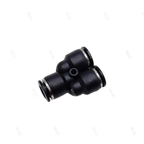 Wholesale 8 10mm Quick Joint Fitting Plastic 3 Way Y Type Pneumatic