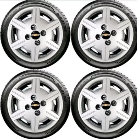 Jogo 4 Calotas Aro 13 Corsa Classic Wind Celta Emblemas MercadoLivre
