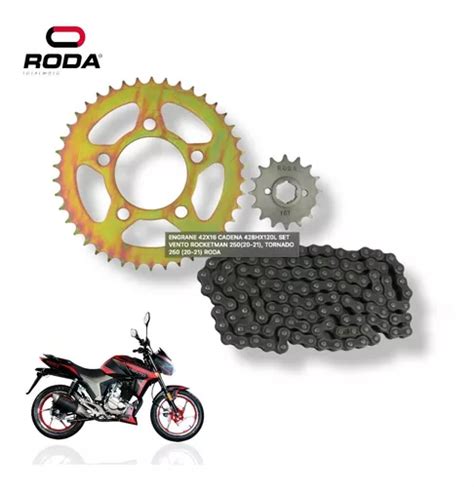 Kit De Sprock Para Vento Tornado 250 Rocketman 250 Roda Meses Sin