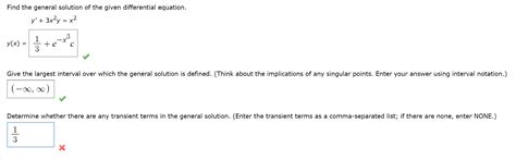 solved find the general solution of the given differential
