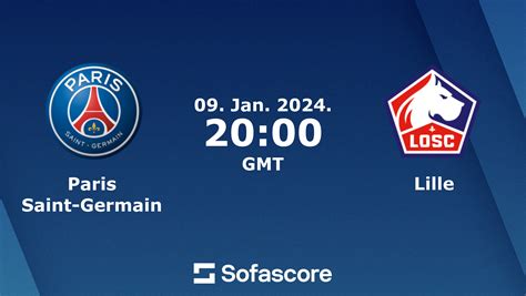 Paris Saint Germain Vs Lille Live Score H2H And Lineups Sofascore