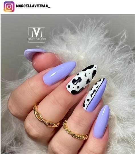 Cute Cow Nail Art Designs For Nerd About Town