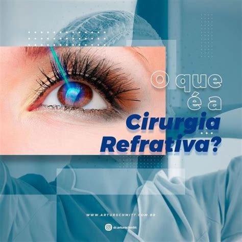 O que é a cirurgia refrativa Dr Artur Schmitt