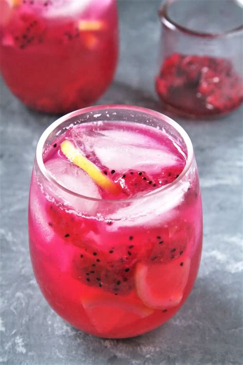Mango Dragonfruit Lemonade Refresher Recipe Harriett Arce