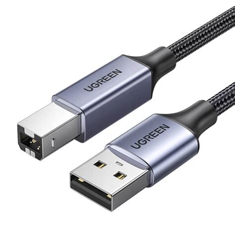 UGREEN MOCNY KABEL PRZEWÓD USB 2 0 A DO USB B DO DRUKARKI SKANERA OPLOT