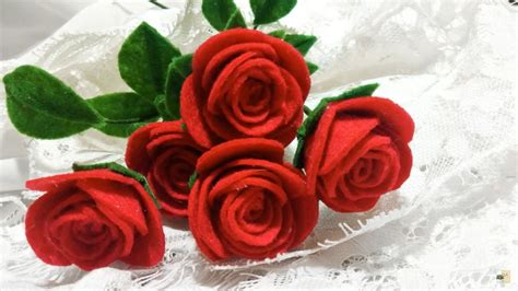 Como Hacer Flores De Tela Rosas Super Faciles Y Rapidas DIY