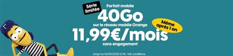 Sosh propose un forfait 40 Go en série limitée sans prix qui bouge au