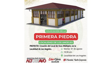Colocación de primera piedra e inicio de obra Noticias